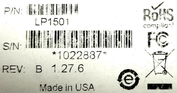 Mercury LP1501 Access Control System BP6565 REV: 1.27.6 10530-0 102288