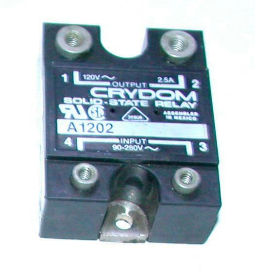 Crydom A1202 Solid State Relay 120 VAC 2.5 Amp Input 90-280 VAC
