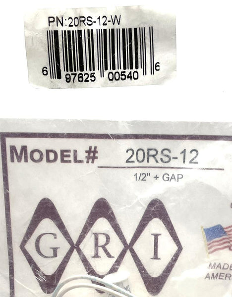 Lot of (7) GRI 20RS-12-W 1/2" + Gap Short Press Fit Recessed Magnetic ...