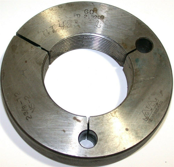 GREENFIELD GO THREAD RING GAGE 2 3/8"-12-NS-2-2 Available