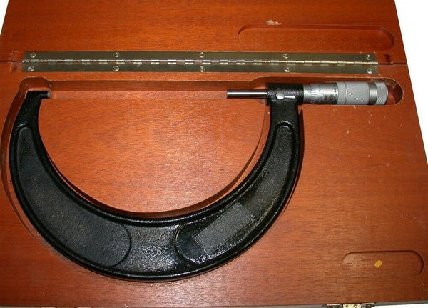 Brown & Sharpe .0001" Micrometers 5 To 6 Inch w/Case Calibrated