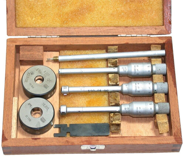 Tesa 3 PC Intrimik Inside Bore .001mm Micrometer Set 8mm to 12mm ...