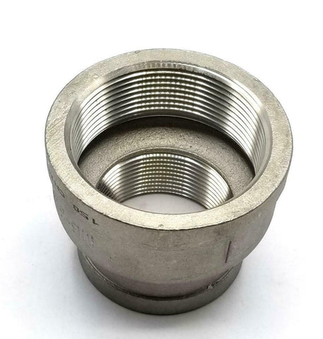 Merit Brass MB-316 Stainless Steel Reducer Coupling 2"X1-1/2"