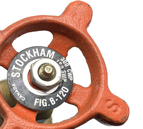 Stockham Fig. B-120 Gate Valve 1/4" 125 SWP 300 CWP