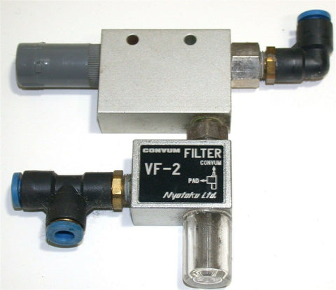 Convum Vacuum Ejector CV-10HR with VF-2 Vacuum Filter