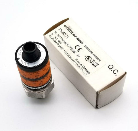 IFM PK6521 Pressure Switch W/ Intuitive Switch Point 9.6-32 VDC 0-250