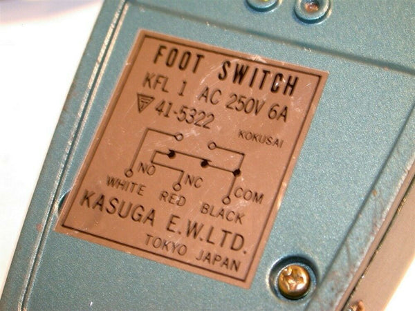 KASUGA 250V 6A FOOT SWITCH WITH CABLE KFL 1