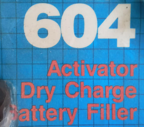 Thexton 604 Activator Dry Charge Battery Filter