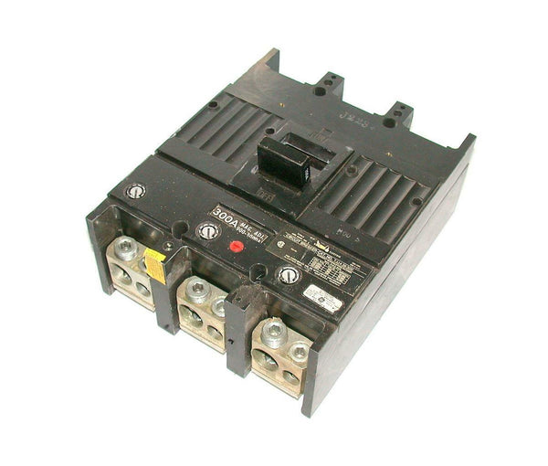 GENERAL ELECTRIC 300 AMP 3-POLE CIRCUIT BREAKER 600 VAC TJJ436300