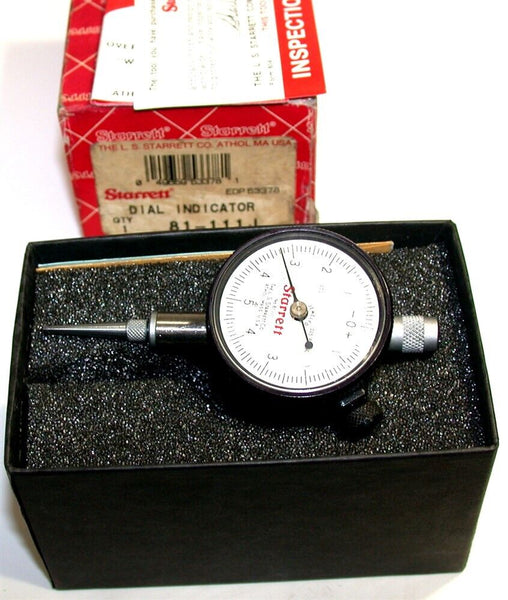 Starrett Dial .0001" Indicator Lug Back Model 81-111J