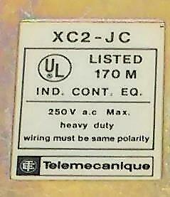 New Telemecanique XC2-JC Limit Switch ASSEMBLY 10 Amp NO OPERATOR HEAD