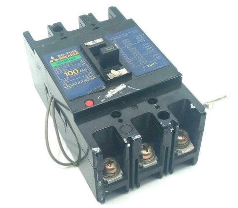 Mitsubishi NF100-CS 3 Pole Circuit Breaker 100A 600V