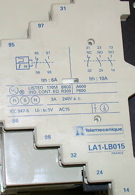 TELEMECANIQUE INTEGRAL 18 MOTOR STARTER LD5-LB130 LD5LB130 660V