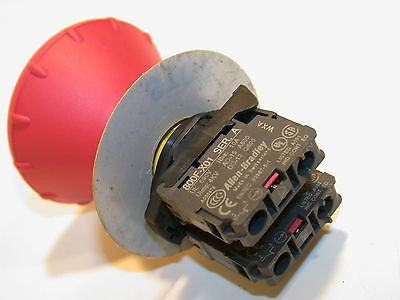 UP TO 4 ALLEN BRADLEY EMERGENCY STOP PUSH BUTTON 800FP-MT64