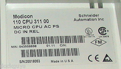 NEW AEG SCHNEIDER MODICON PLC MODULE 115 VAC MODEL 110CPU31100