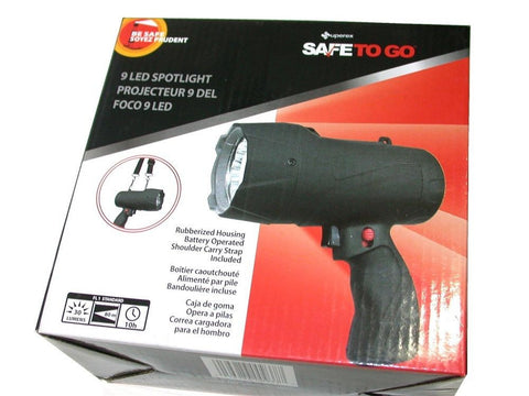 SUPEREX SAFETO GO 9 LED BATTERY OPERATED SPOTLIGHT SLS-0101